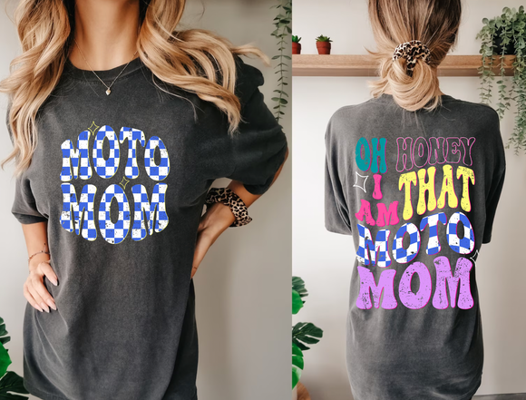 "I Am That Moto Mom" T-Shirt – Checkered Star Boutique
